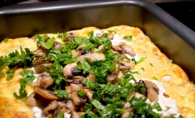 Vin till frittata med svamp är ett rött, bärfruktigt spanskt vin